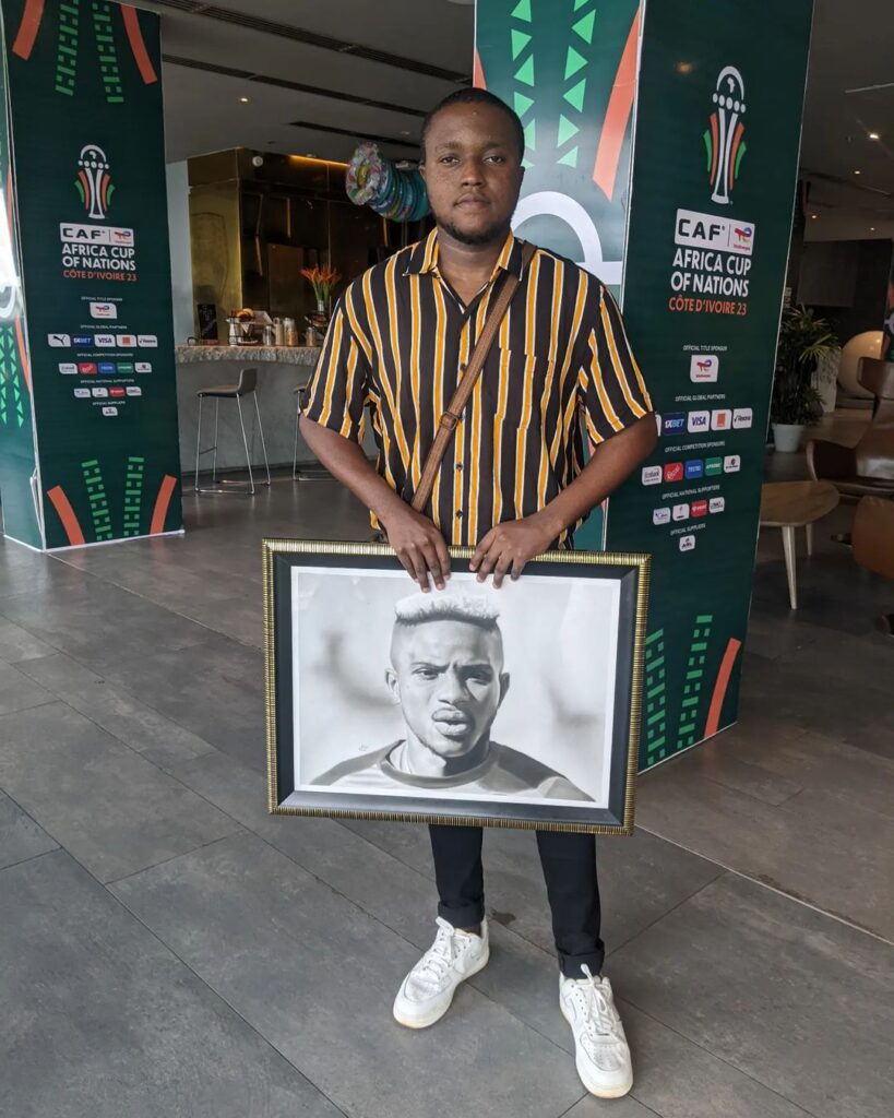 Al Bayan : Qui est cet artiste togolais qui a réalisé le portrait de ...