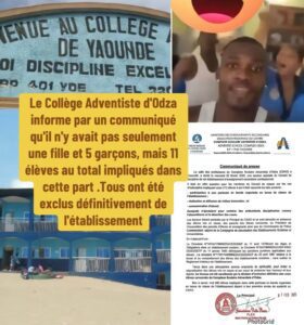 Scandale de S€xtape au Cameroun : Le Collège de la jeune fille exclue ...